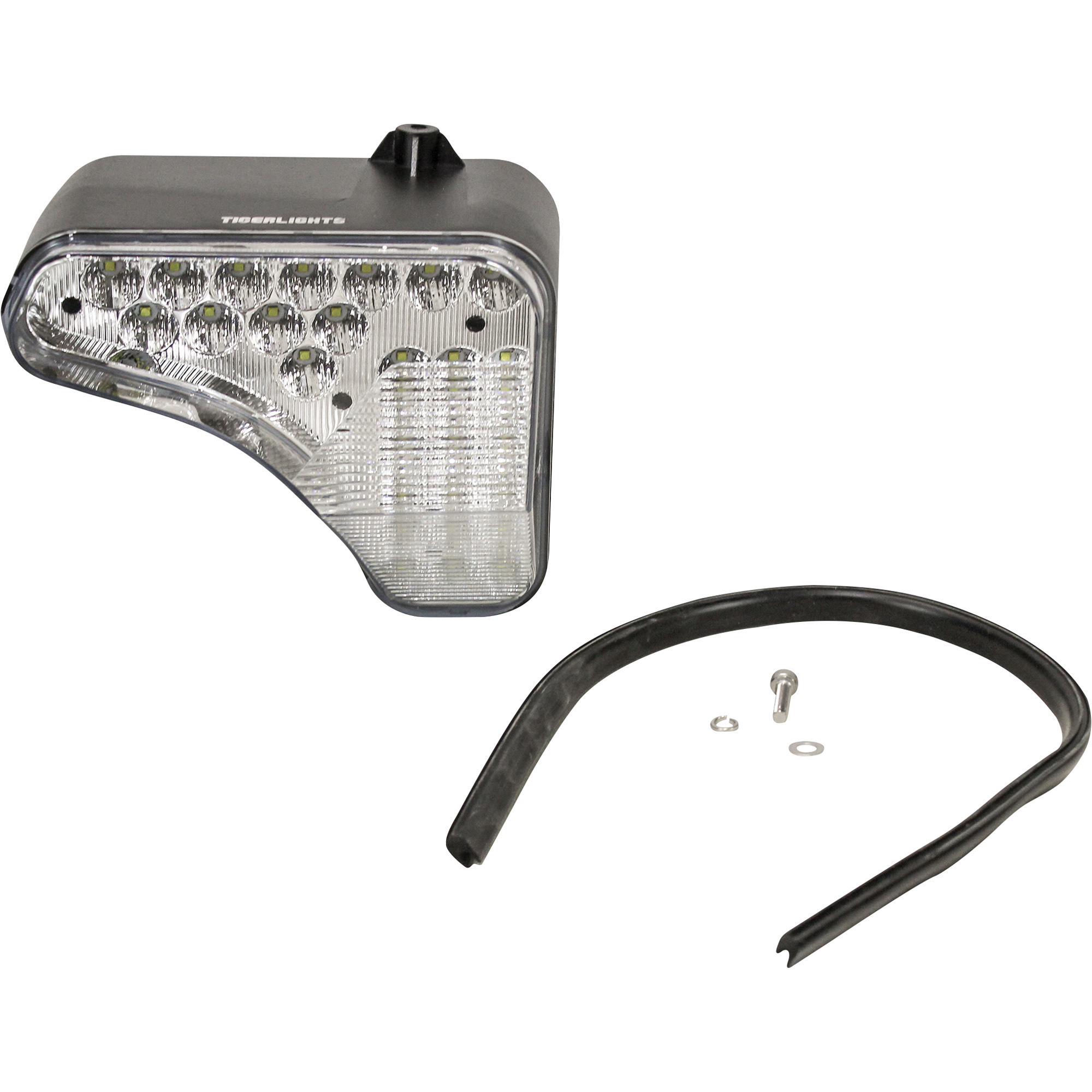 Tiger LED Triangular Left Flood/Spot Headlight, 70 Watt, 24 LEDs, 5000 ...