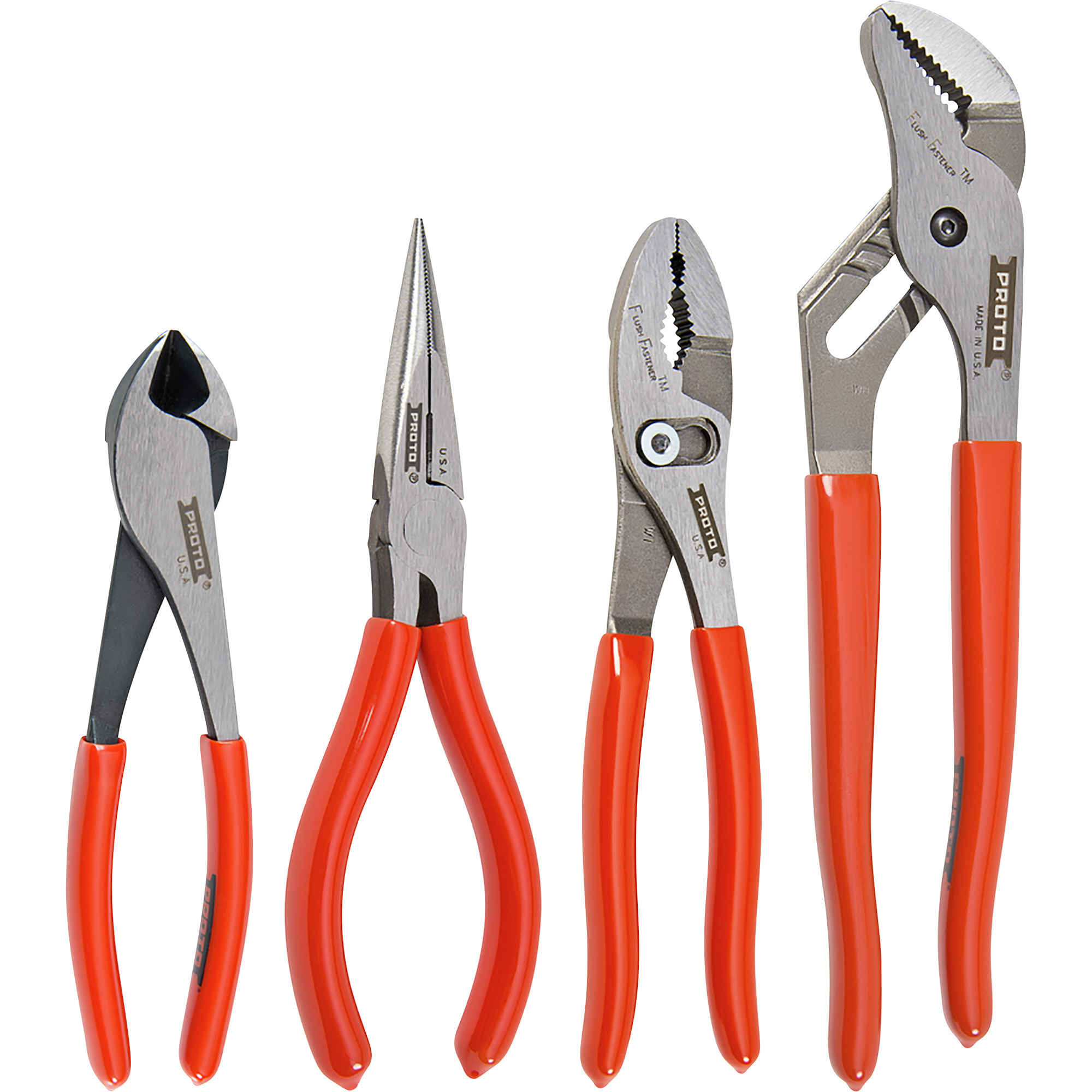 Proto 4-Pc. Set of Extra-Large Cutting Pliers, Model# J200XLS ...