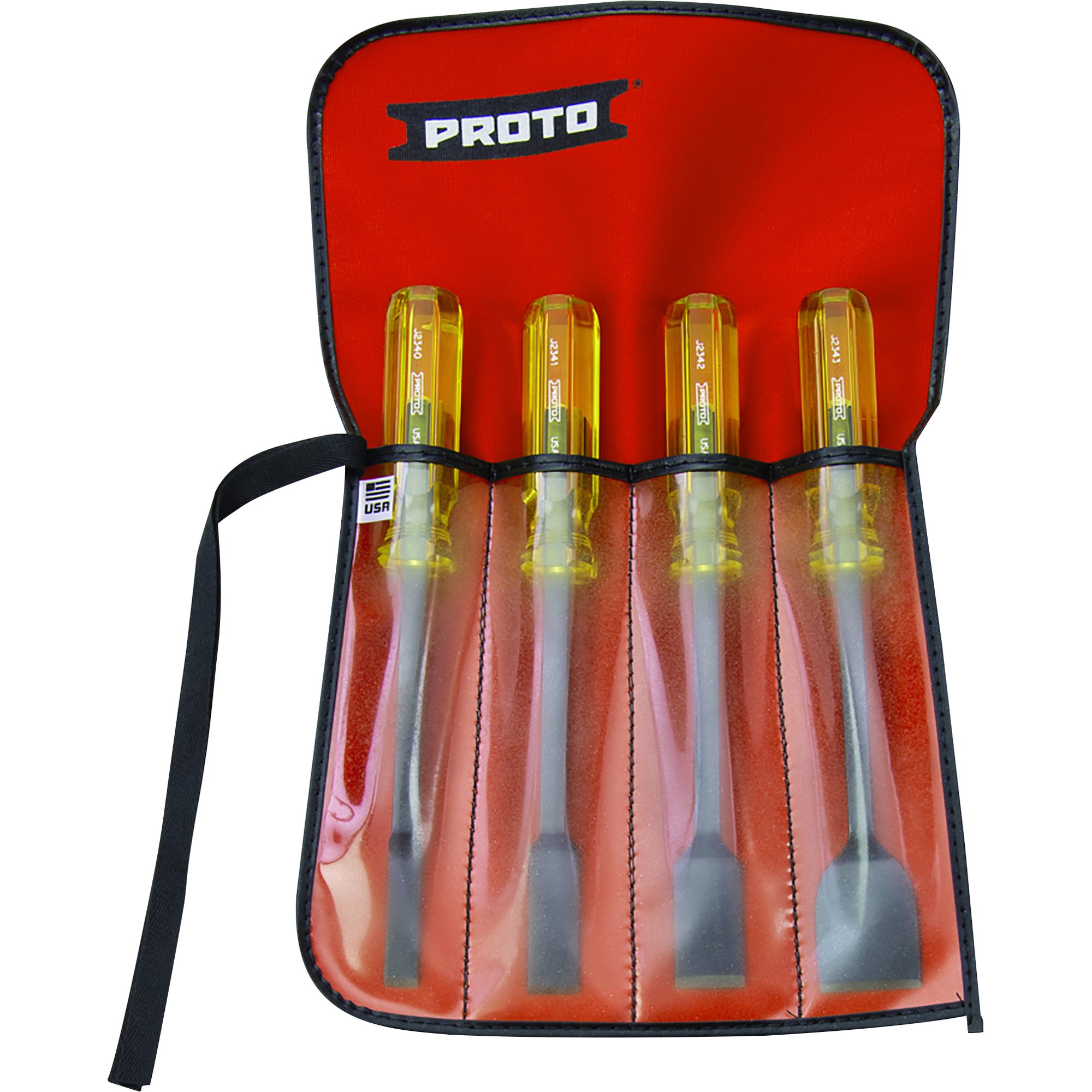 Proto 4-Pc. Set of Carbon Scrapers — Model# J2346S | Northern Tool