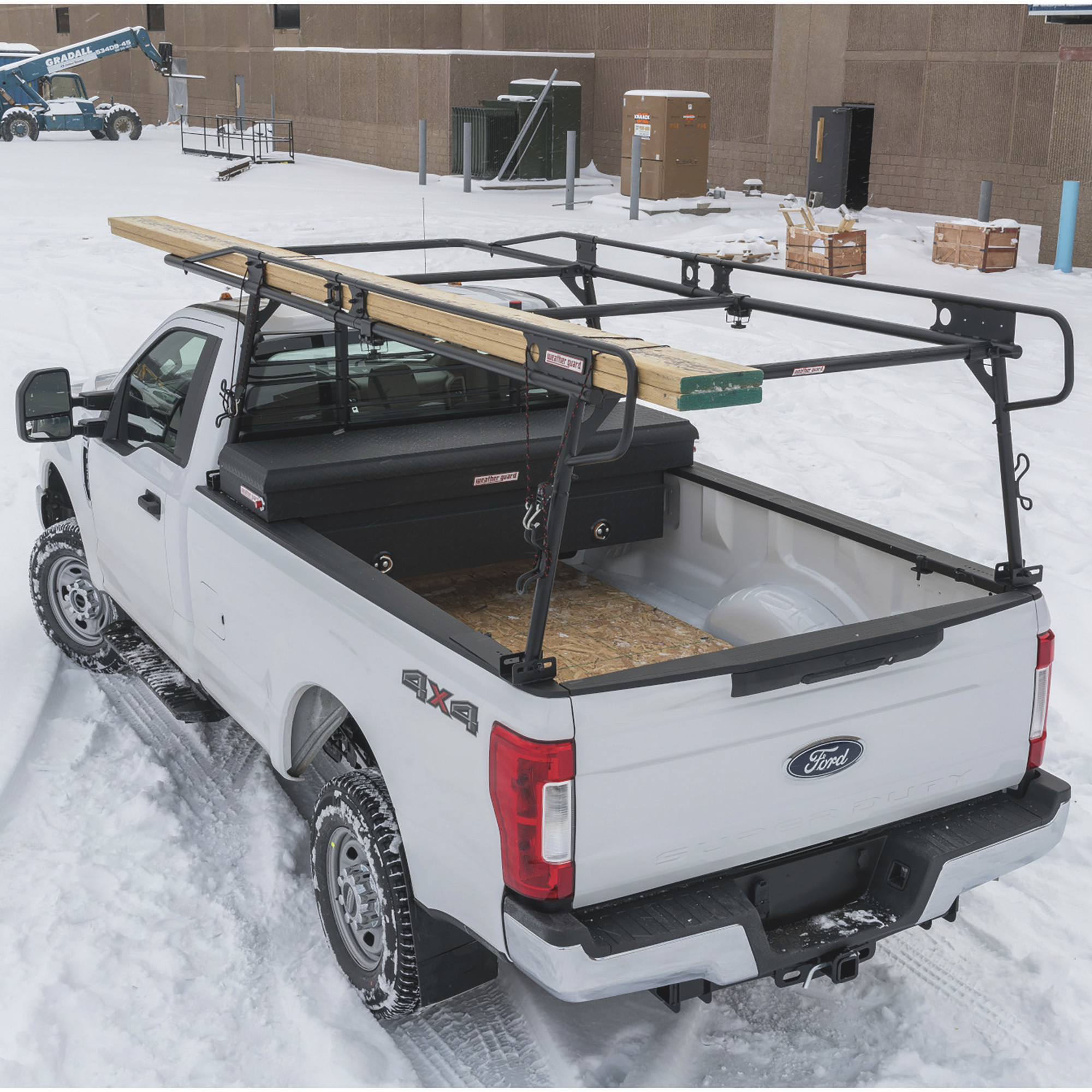 WEATHER GUARD Steel Truck Rack, Fits Full-Size Trucks, 1000-Lb. Load ...