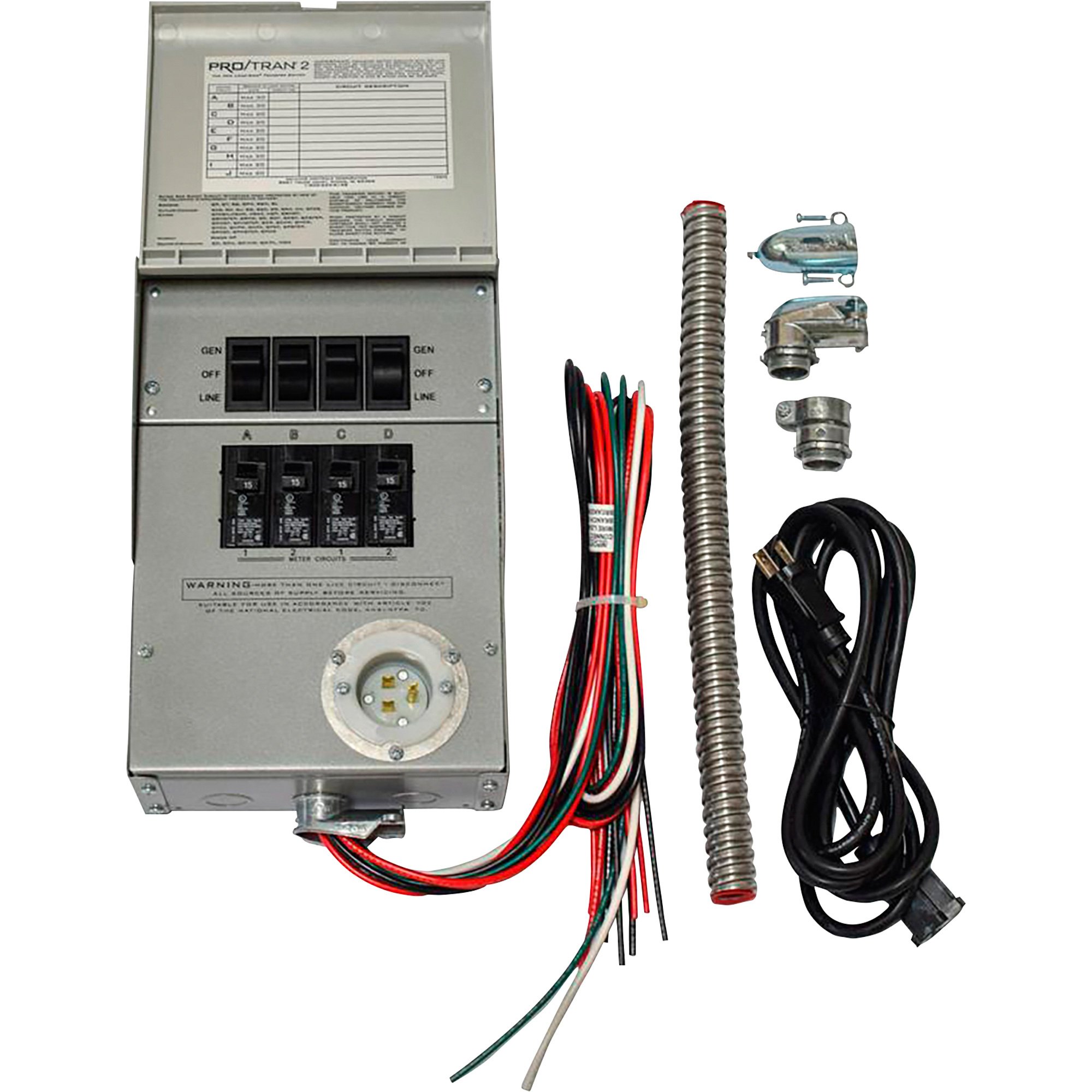 Nature's Generator Solar Generator System with Power Transfer Kit ...