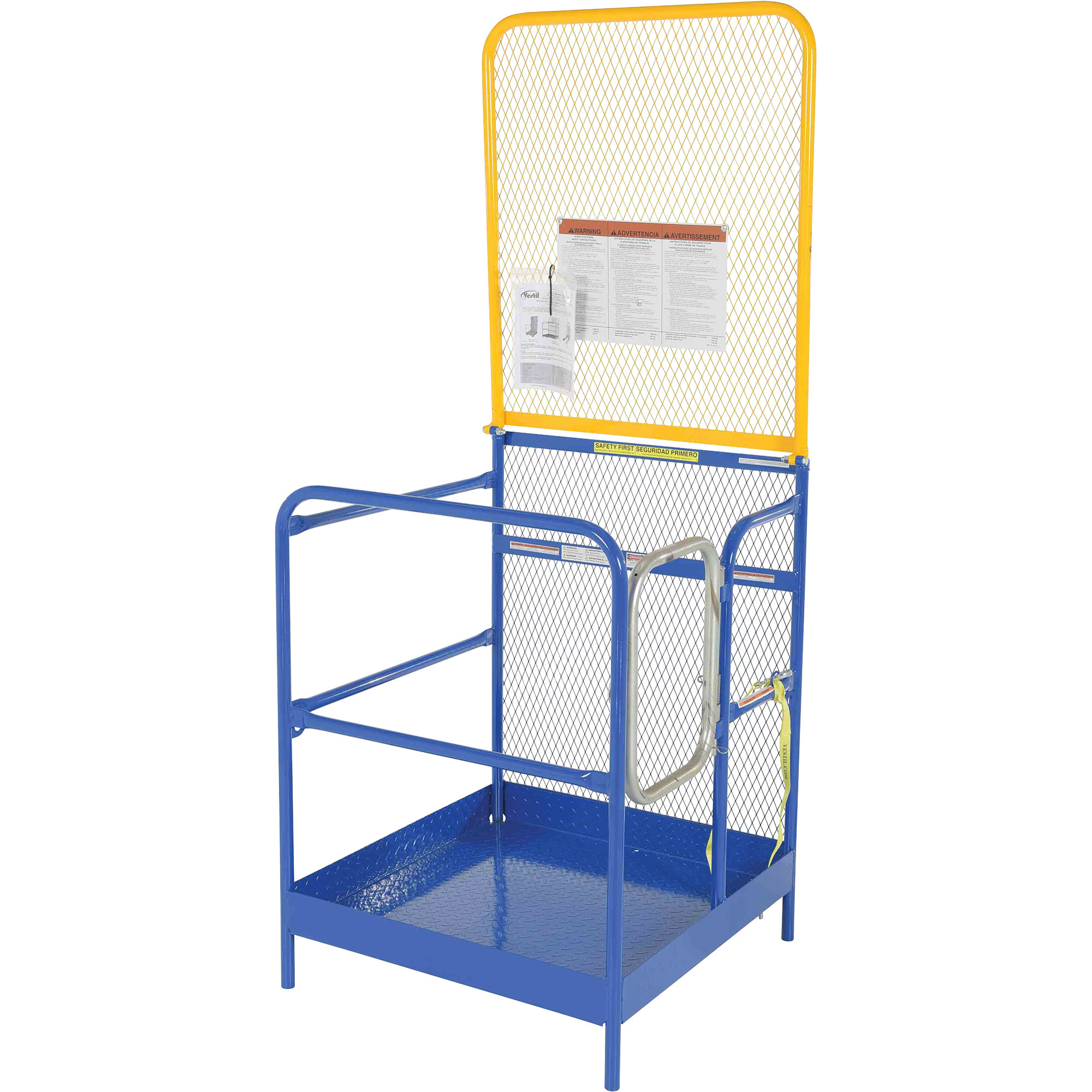 Vestil Single-Door Truck Work Platform, 36in. x 36in. x 89 5/8in., 1000 ...