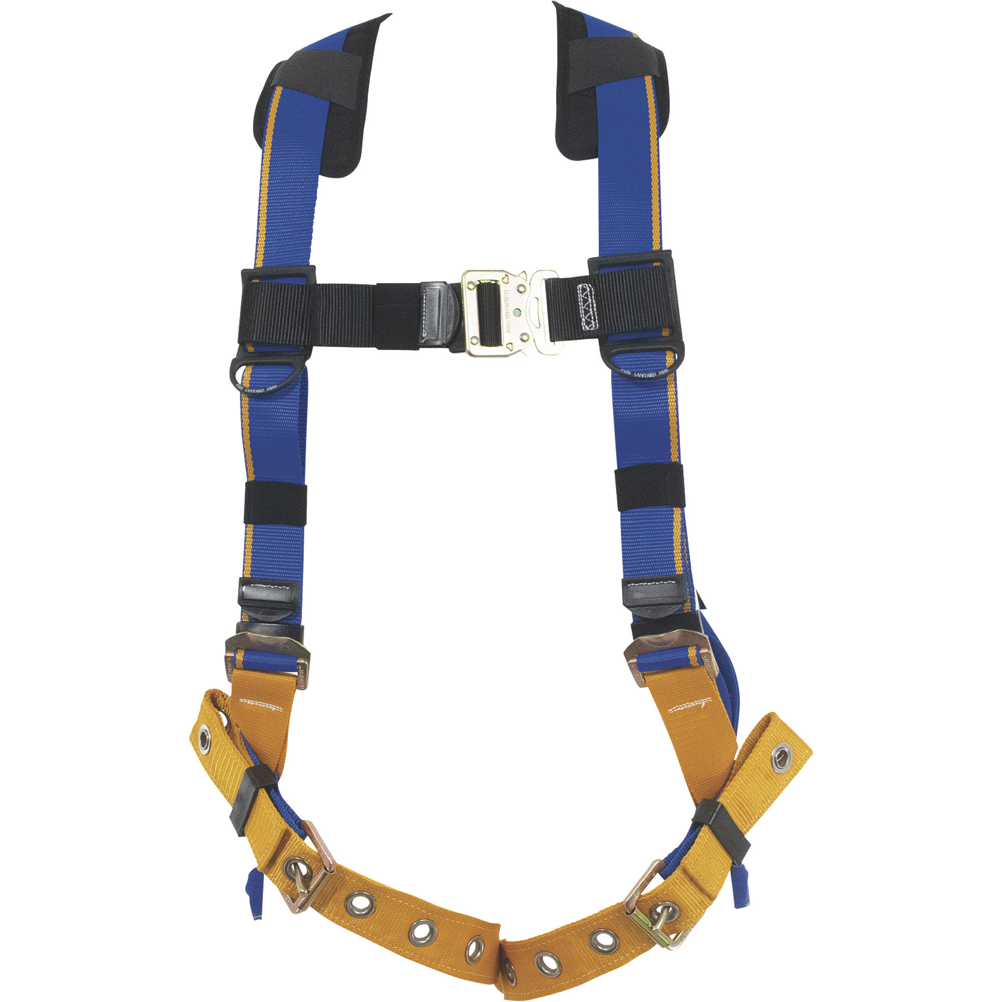 Werner Blue Armor 1-Ring Standard Safety Harness, Blue, Small, Model ...
