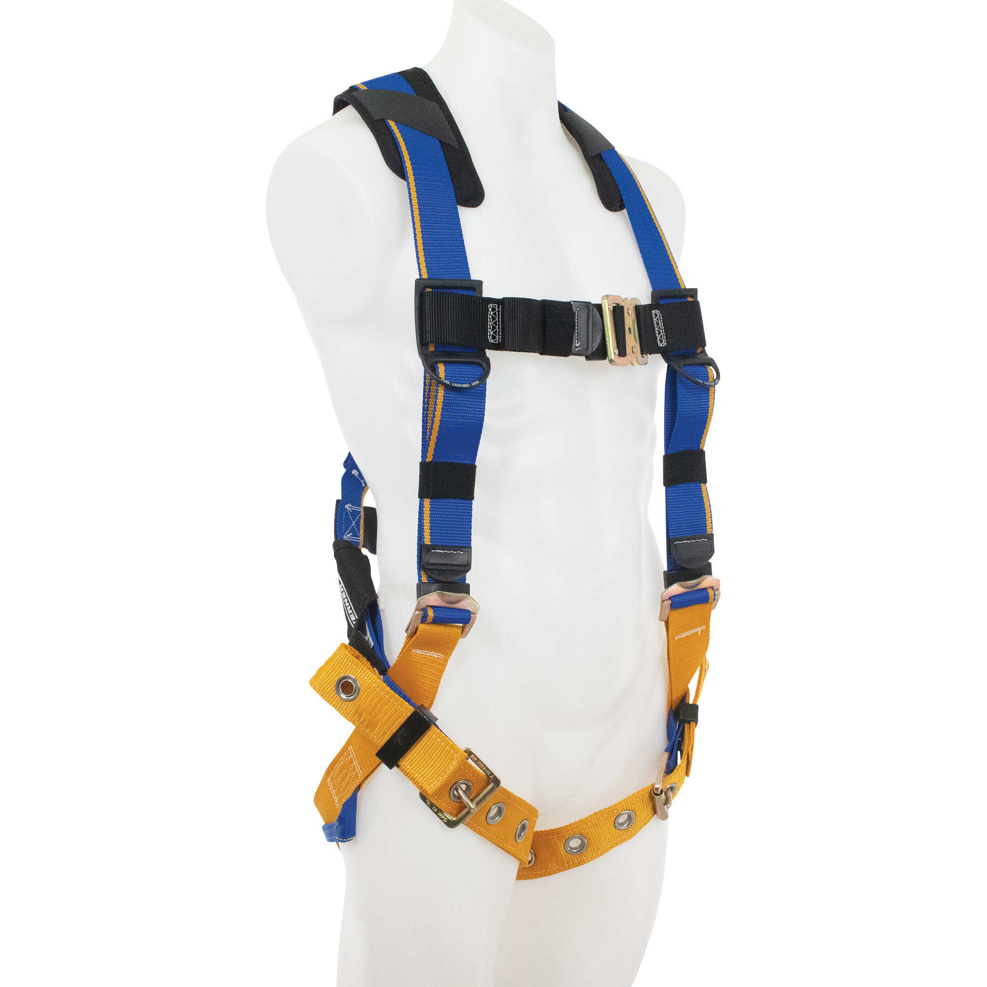 Werner Blue Armor 1-Ring Standard Safety Harness — Blue, XL, Model ...
