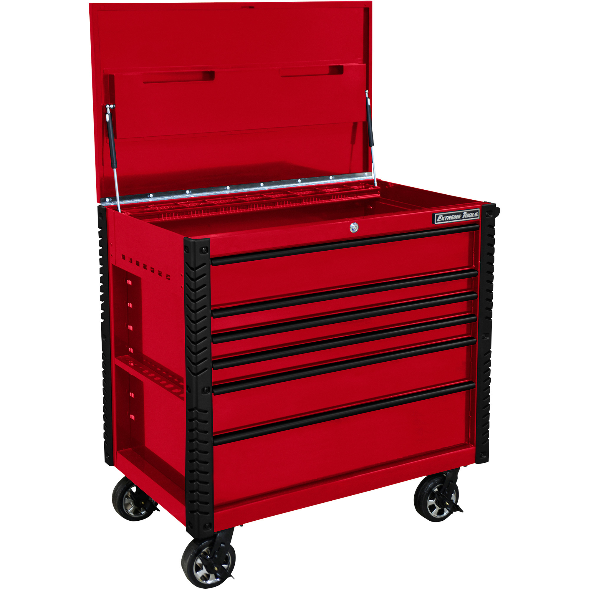 Extreme Tools EX Professional Series 41in. 6 Drawer Flip Top Tool Cart ...