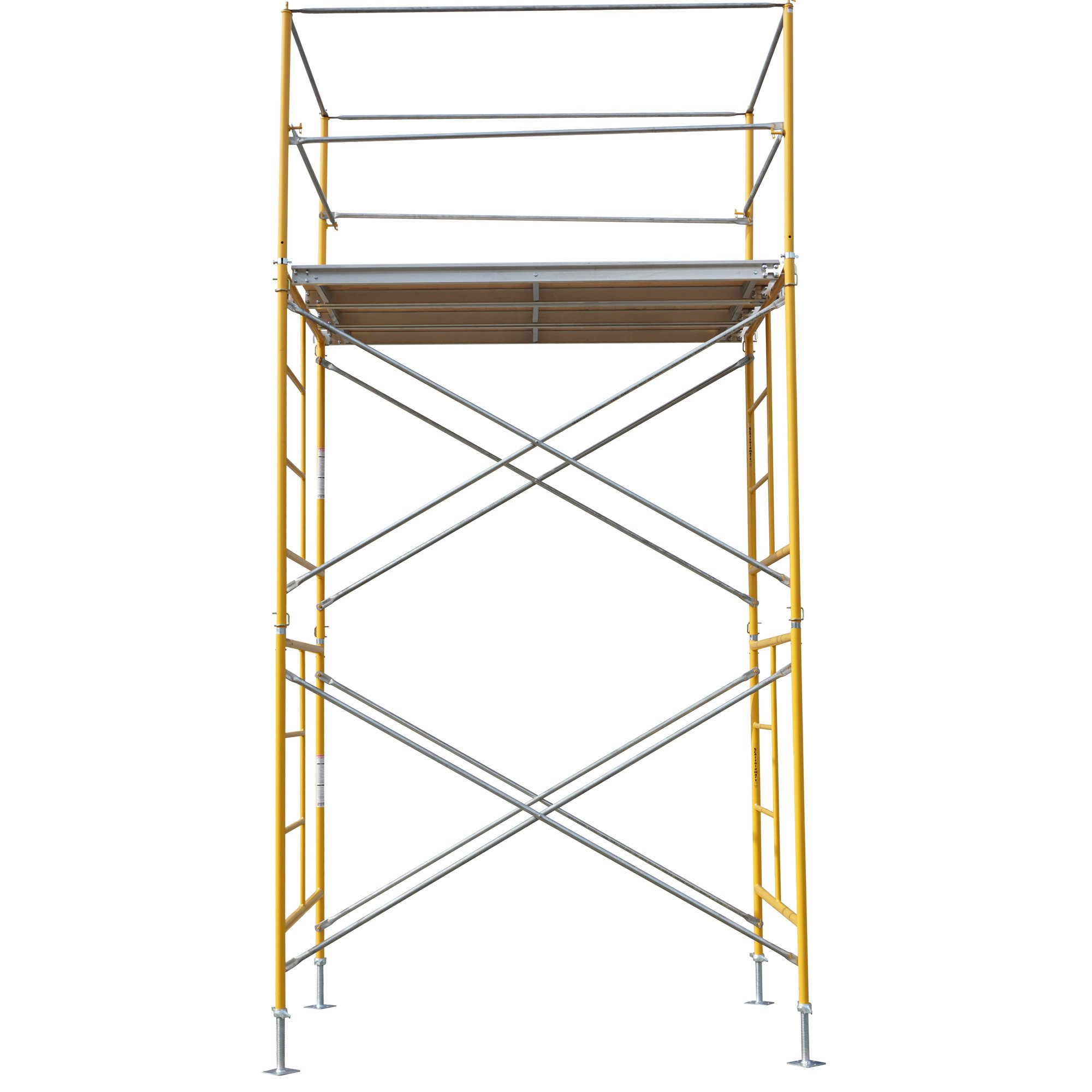 ScaffoldMart 11ft. Stationary Scaffold Tower — 5ft. x 7ft. Platform ...