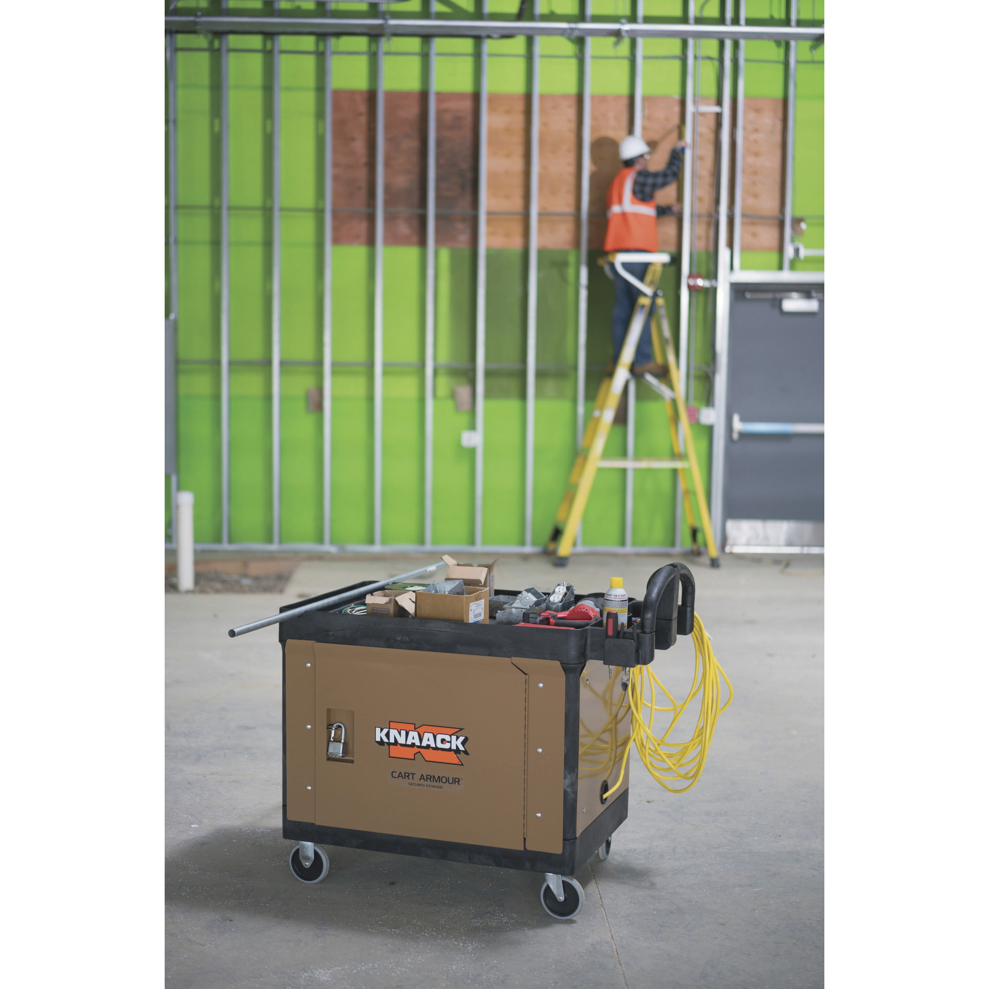 KNAACK Cart Armour Mobile Cart Security Paneling, Fits Rubbermaid Cart ...