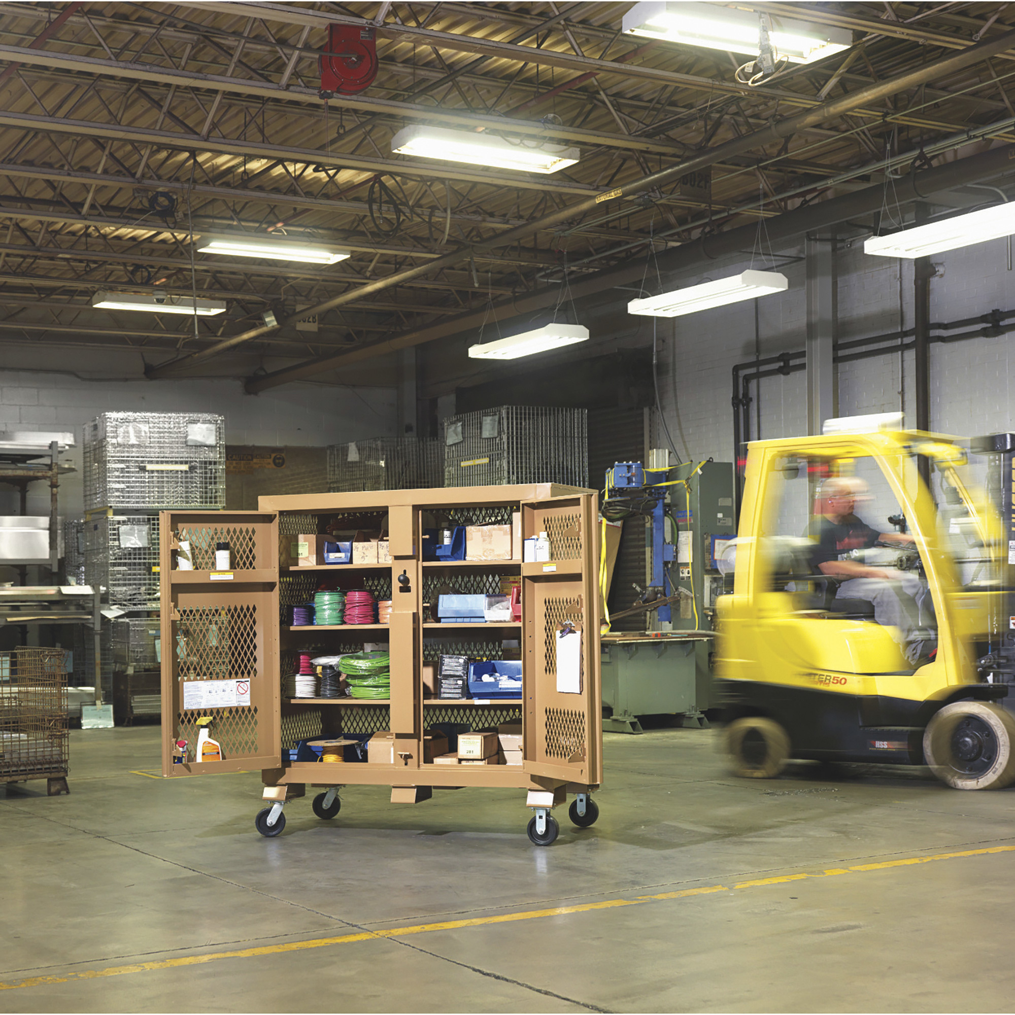 KNAACK Tool Kage Storage Cabinet, 59.4 Cu. Ft. Capacity, Model# 139-MT ...