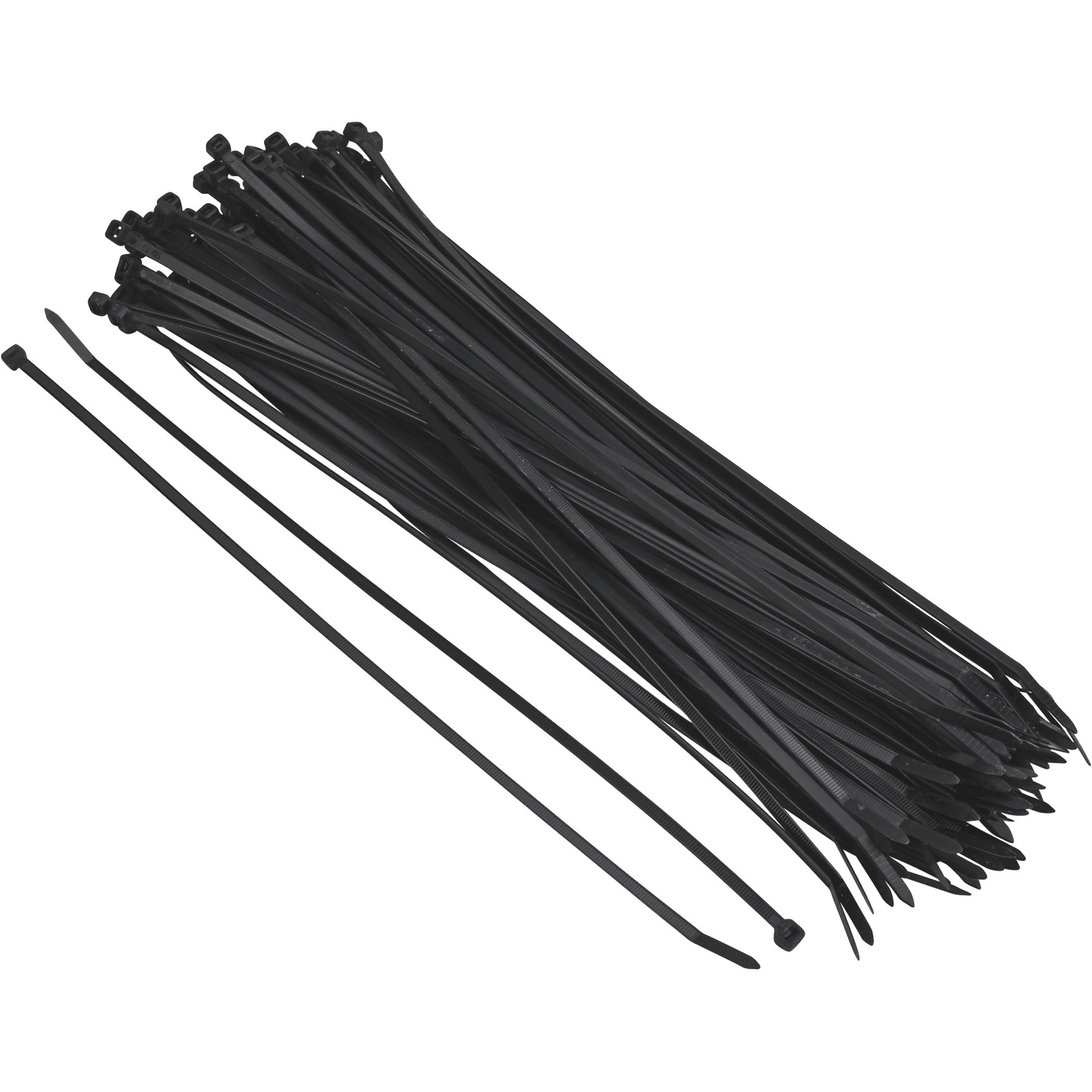 Ironton Multi-Pack of Cable Zip Ties, 100-Pk., 14in.L x .189in.W, 50-Lb ...