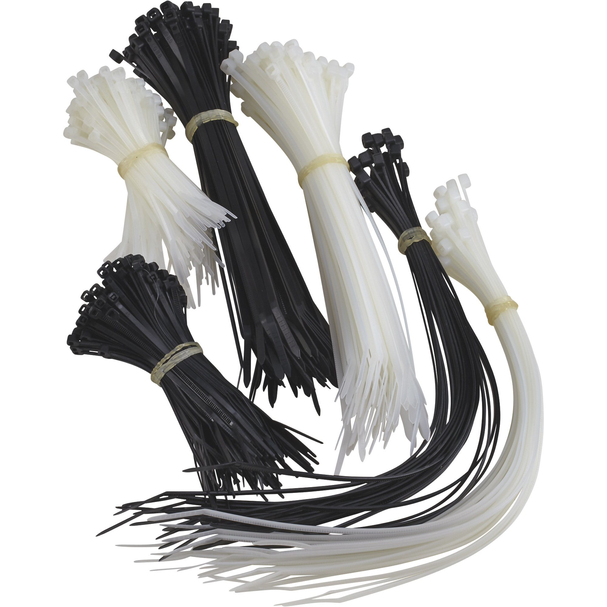 Ironton Multi-Pack Tube of Cable Zip Ties, 500-Pcs., Assorted Sizes ...