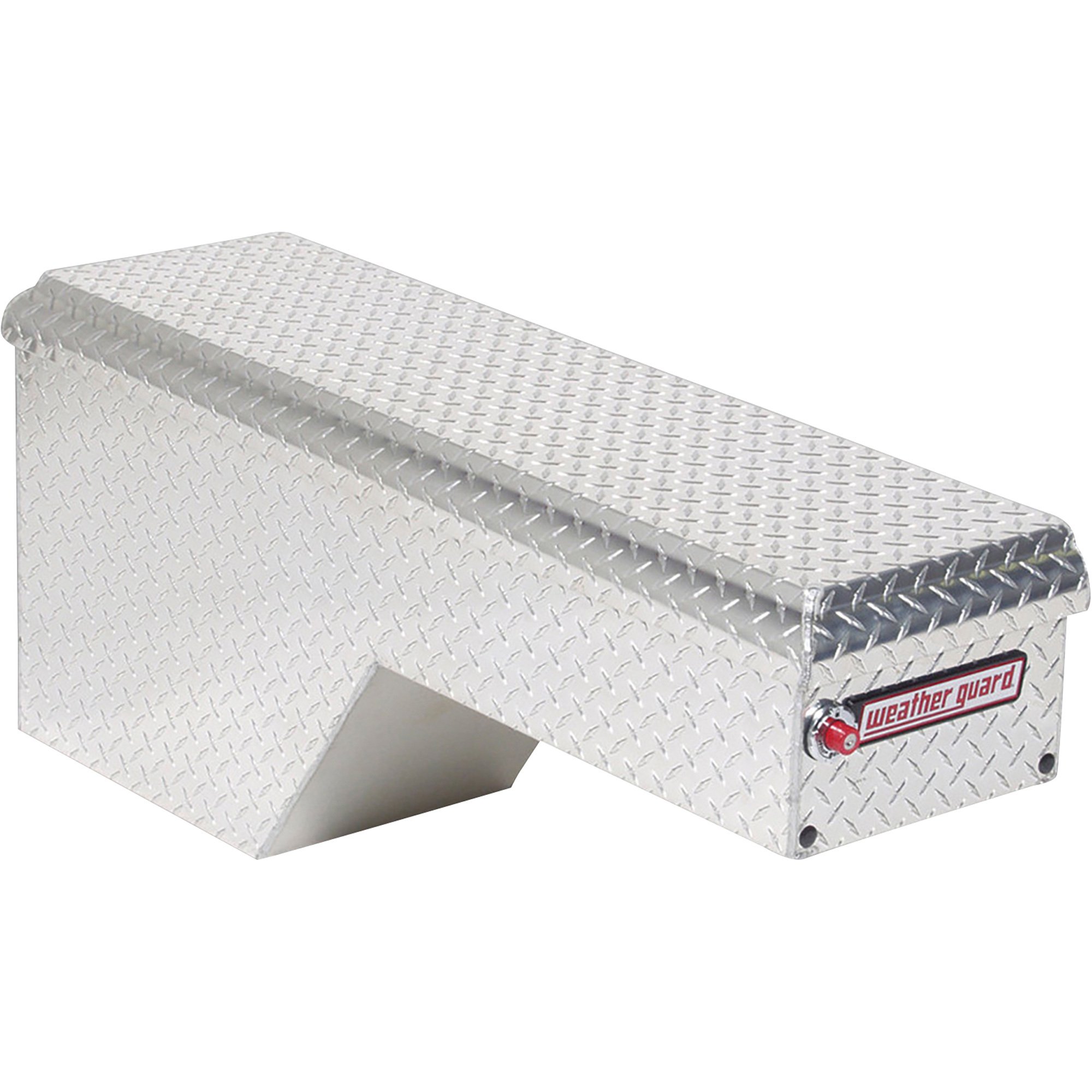 Weather Guard Wheel Well Truck Tool Box — Aluminum Diamond Plate ...
