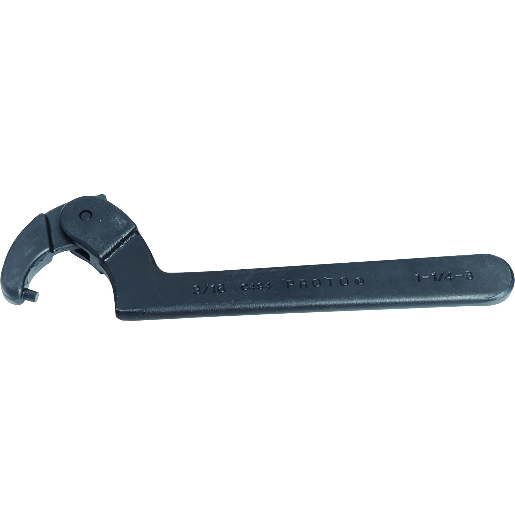 Proto 1 1/4in.-3in. Adjustable Spanner Wrench with 3/16in. Pins-- Model ...