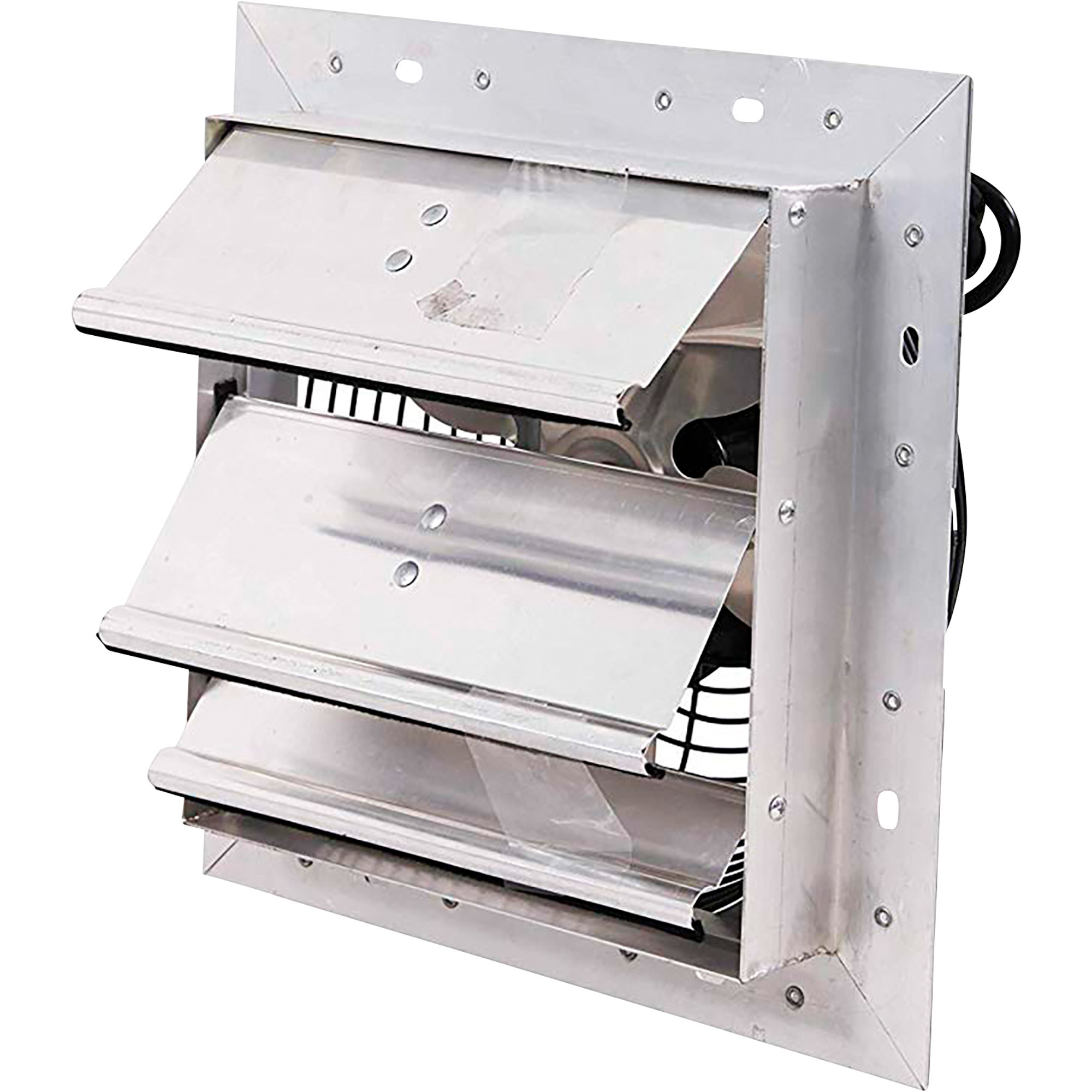 Hessaire Shutter Mount Exhaust Fan — 10in., 650 CFM, 115 Volt, 5 Blades ...