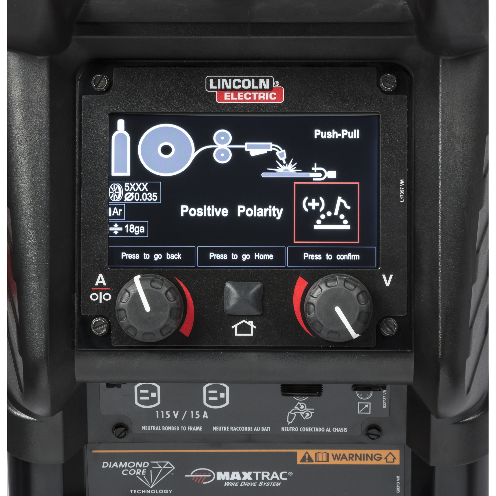 Lincoln Electric Power MIG 260 Flux-Core/MIG Welder with Cart, 208/230 ...