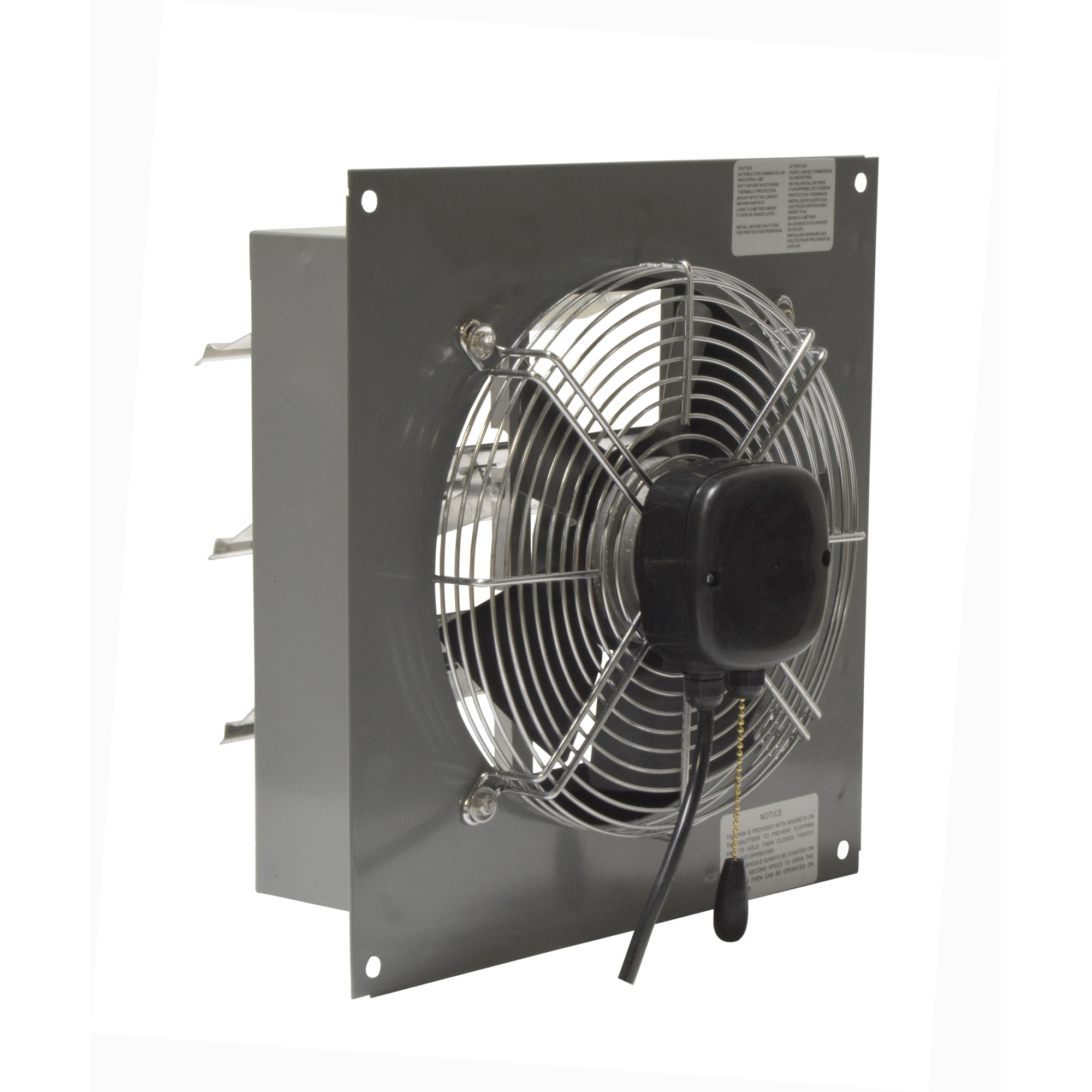 Canarm Standard Exhaust Fan, 8in., 270/150 CFM, 115 Volt, Model# SD08 ...