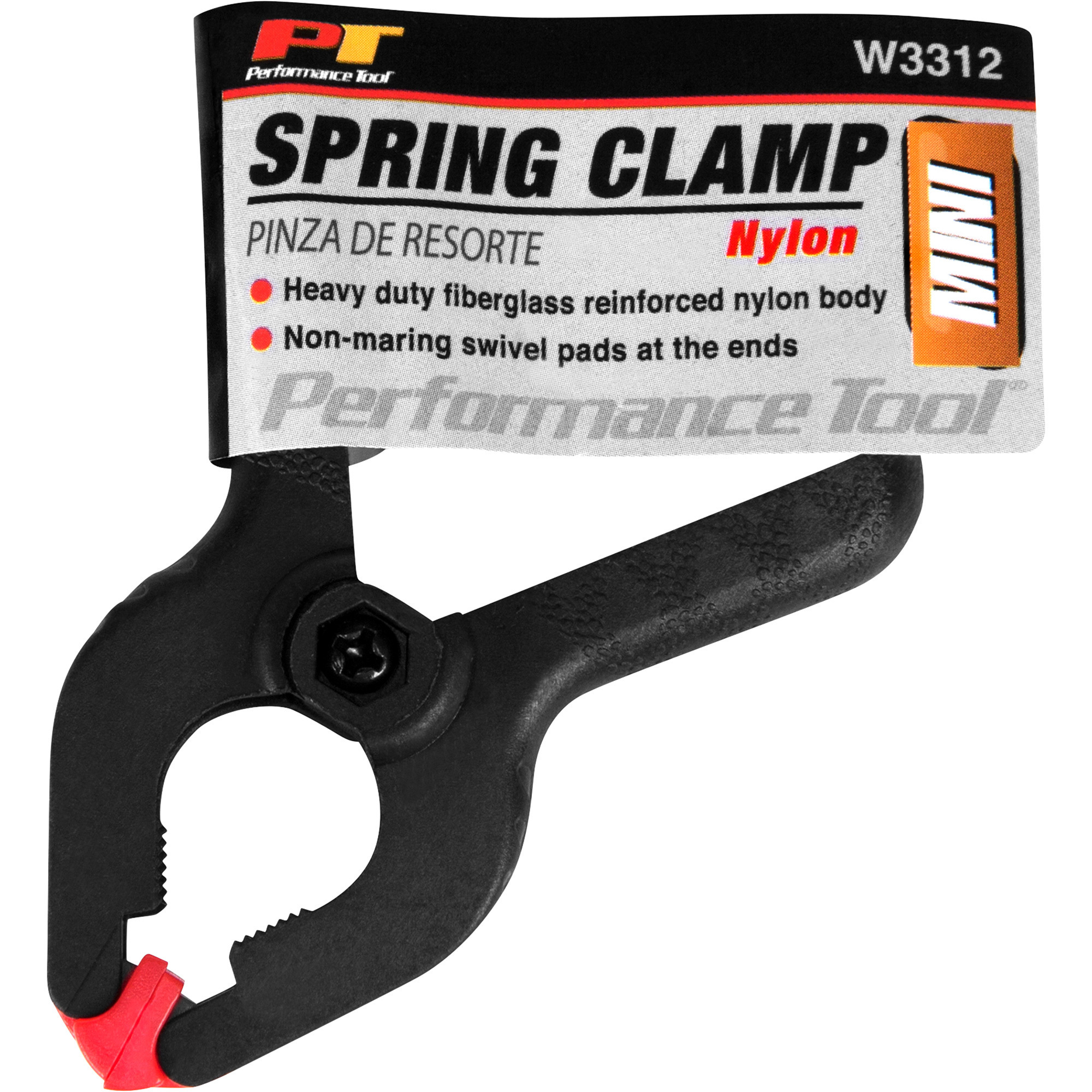 Performance Tool Mini Nylon Spring Clamp — 1in. Opening, Model# W3312 ...