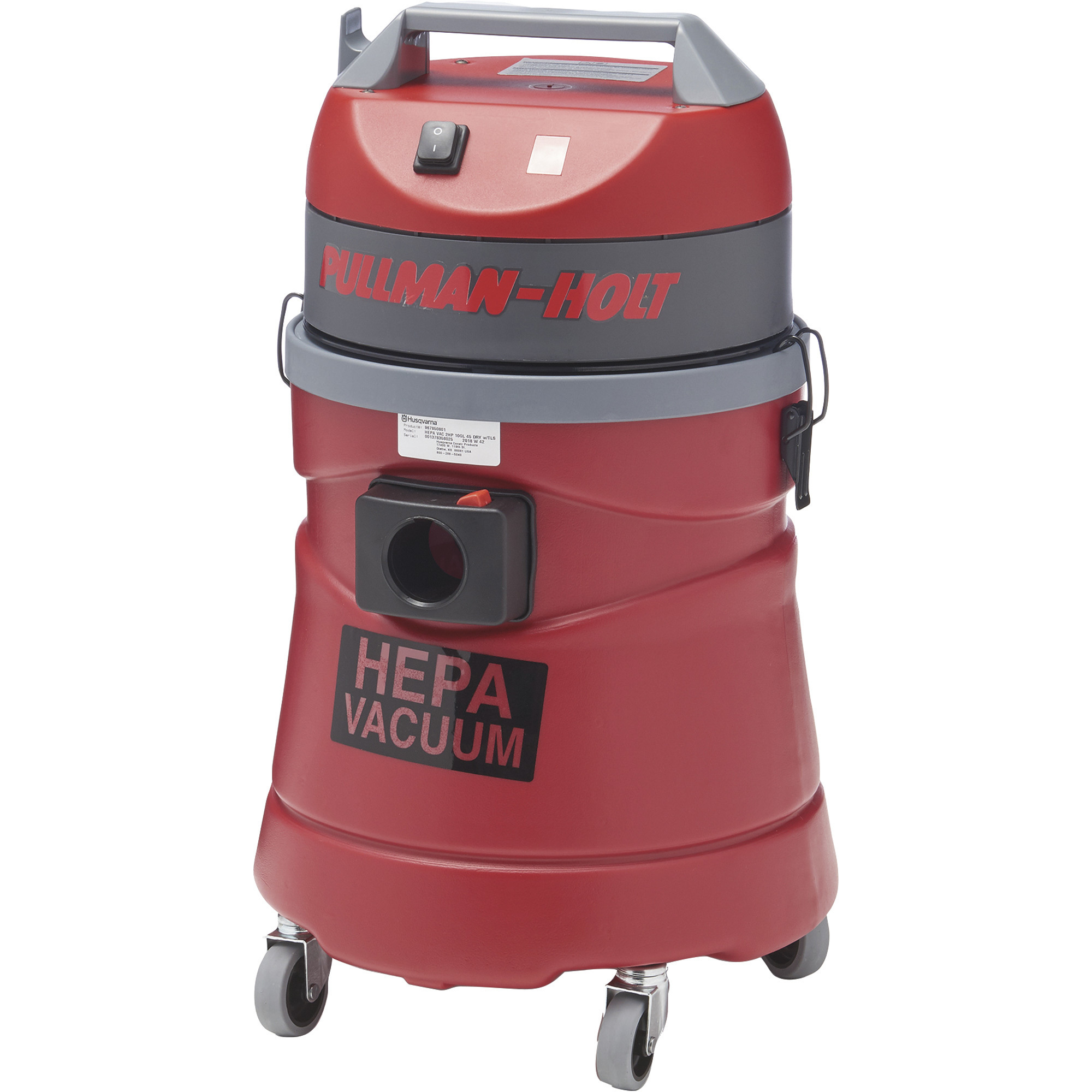Pullman-Holt Dry HEPA Vacuum, 2 HP, 10 Gallon, Model# 45 DRY | Northern ...