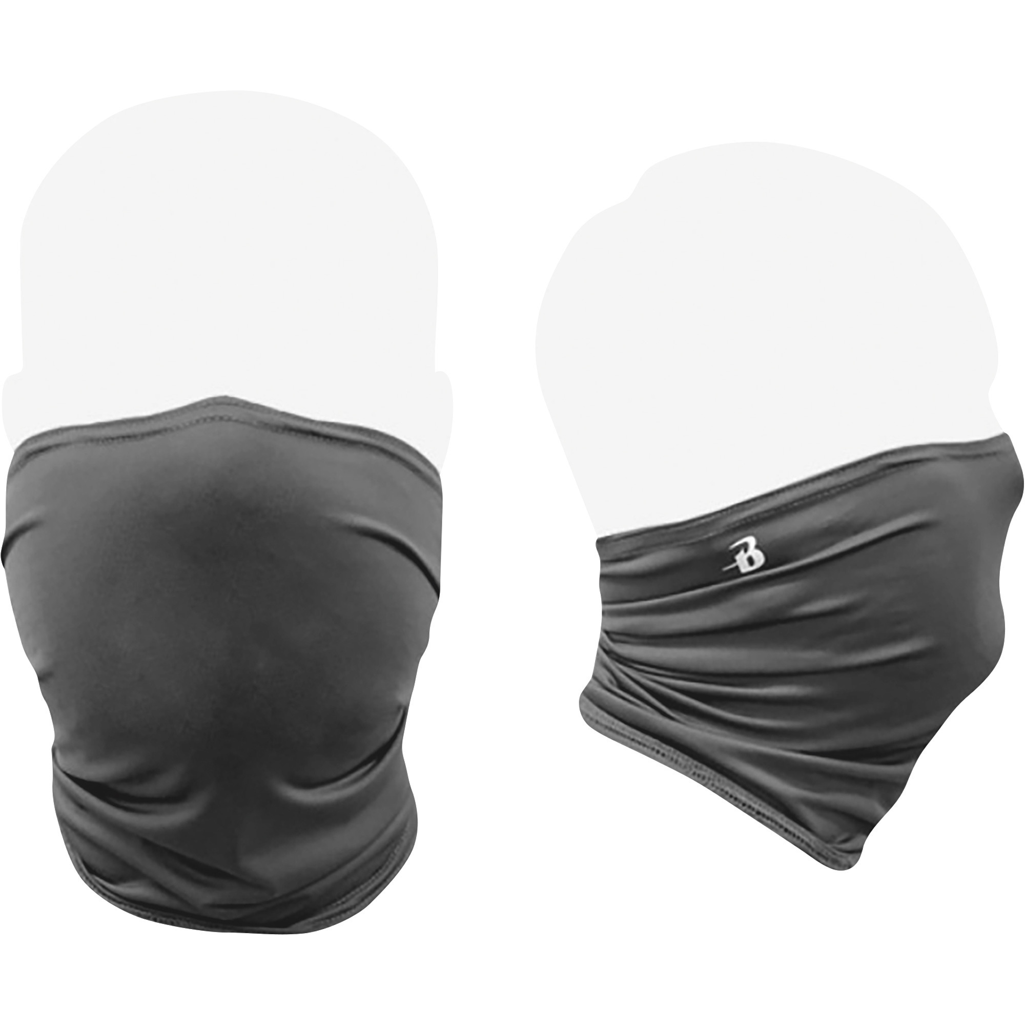 Badger Alleson Antimicrobial Face Mask, Graphite, Small/Medium, Unisex ...