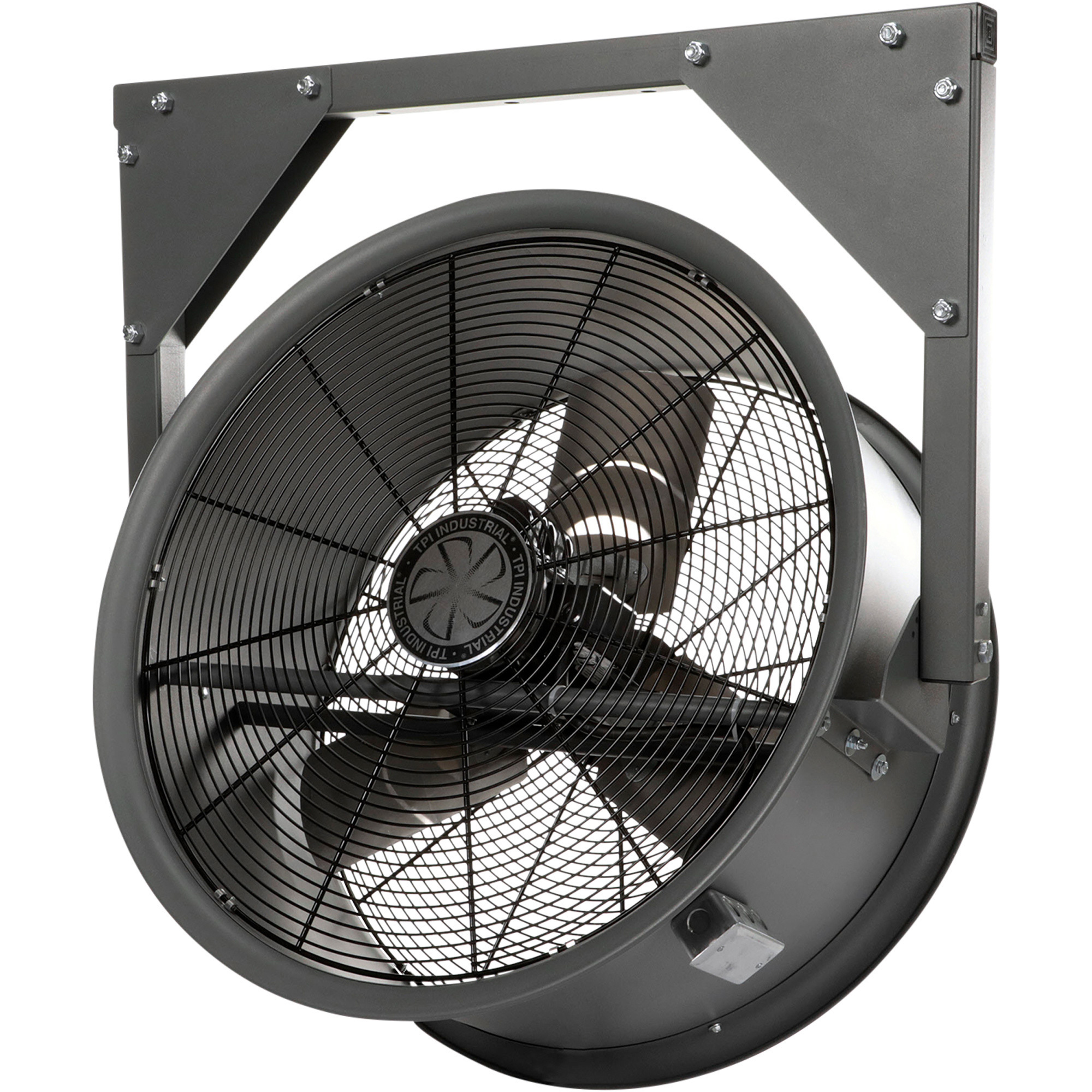 TPI High Velocity, Wall-Mount, Commercial-Grade Fan, 30in. Dia, 1 HP ...