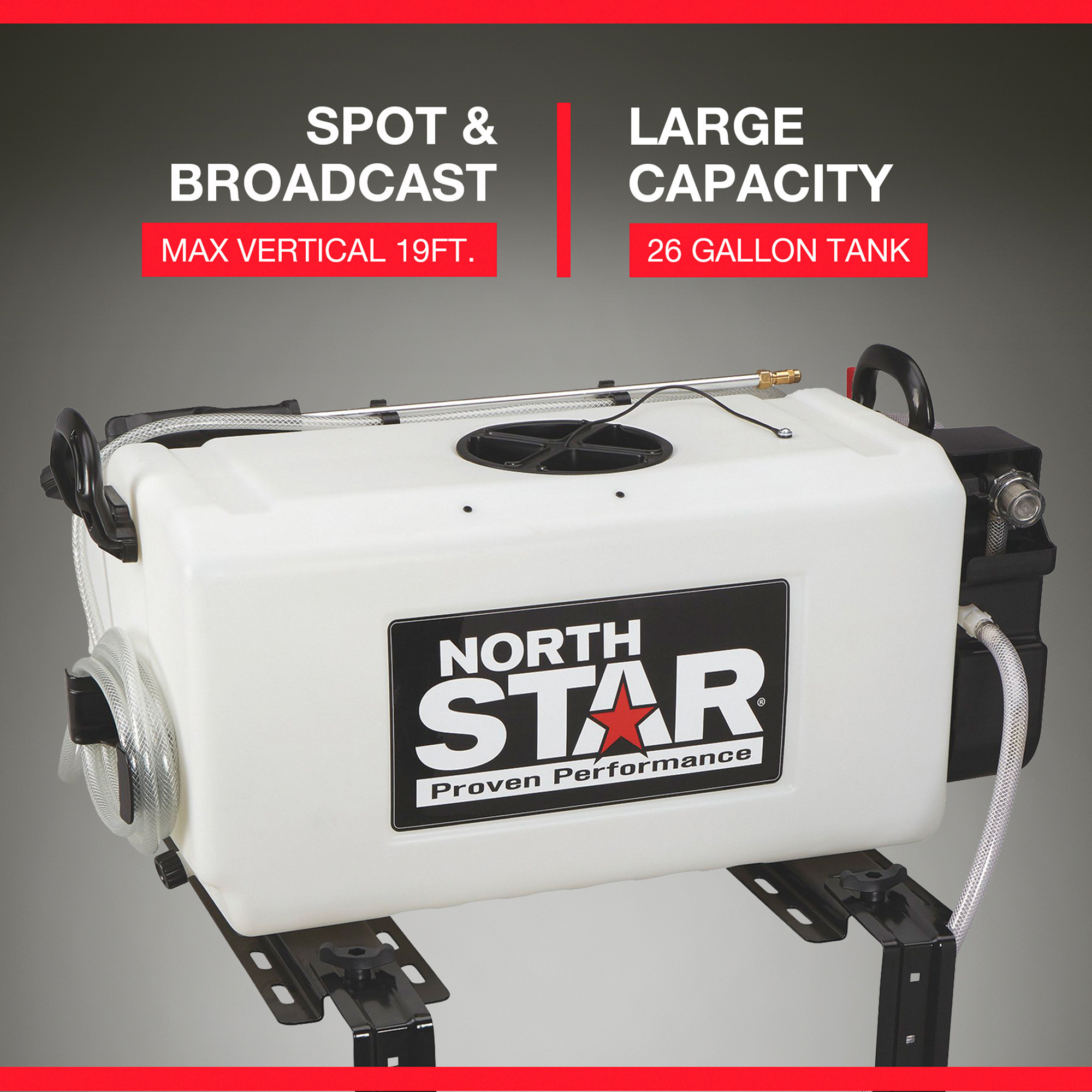 NorthStar ATV Broadcast and Spot Sprayer with 2-Nozzle Boom, 26-Gallon ...
