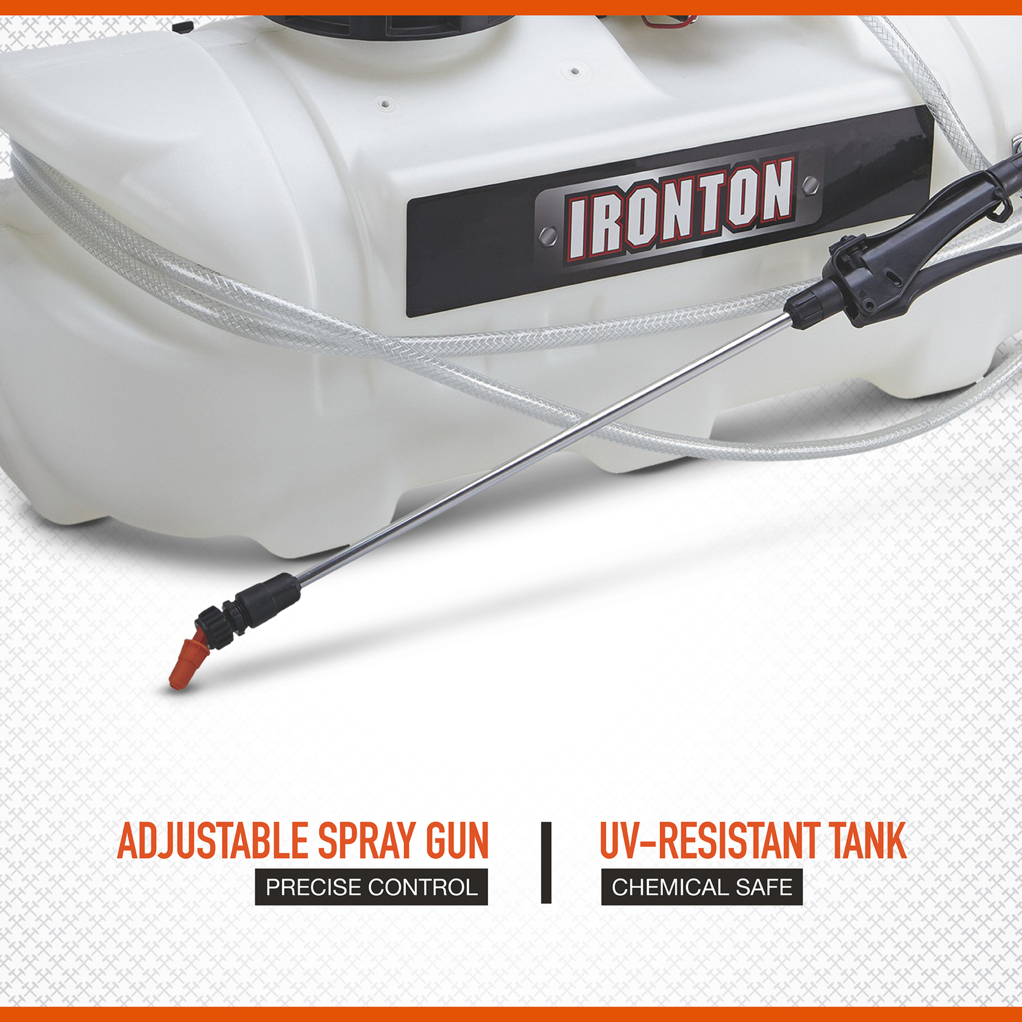 Ironton ATV Spot Sprayer, 16-Gallon Capacity, 2.1 GPM, 12 Volts ...