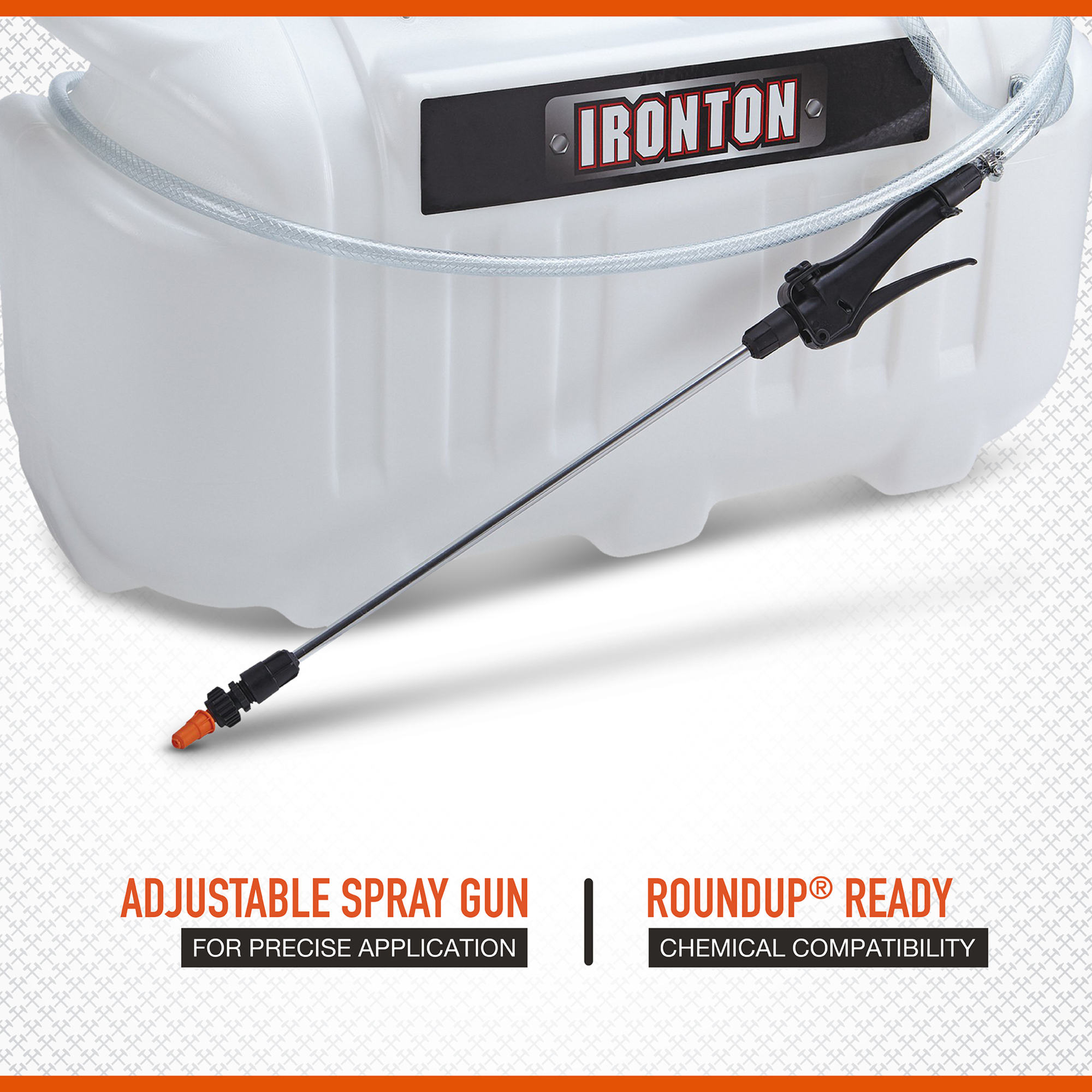 Ironton ATV Spot Sprayer, 26-Gallon Capacity, 2.1 GPM, 12 Volts ...