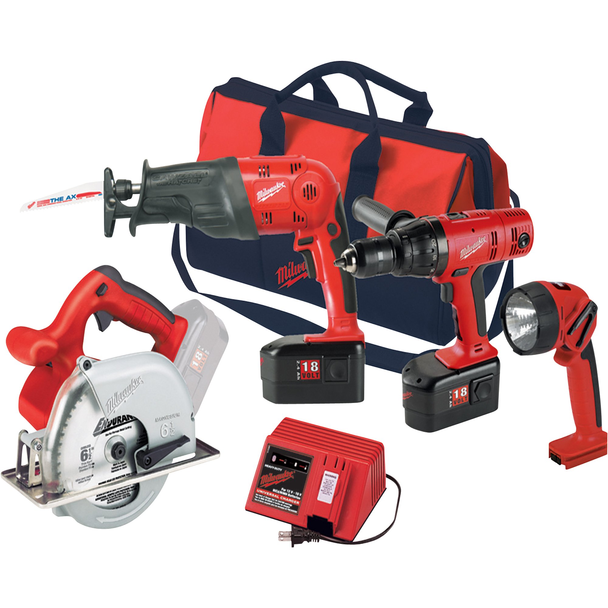Milwaukee 4-Pc. 18V Cordless Metal Cutting Kit, Model# 0934-29 ...