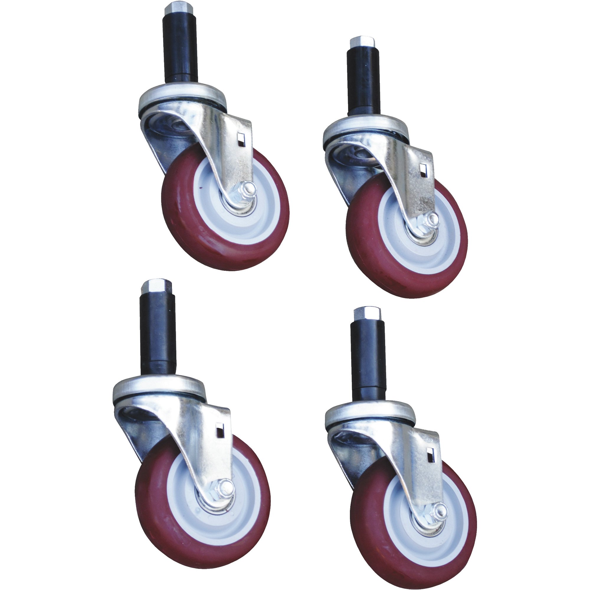 Vestil 4in. Poly Swivel Castors for Work Platform— 4-Pc. Set | Northern ...