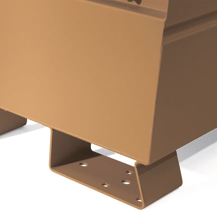 KNAACK Storagemaster Piano Box, Tan, 47.8 Cu. Ft., 60in.W x 30in.D x ...