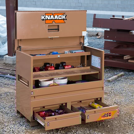 KNAACK Storagemaster Piano Box, Tan, 47.8 Cu. Ft., 60in.W x 30in.D x ...