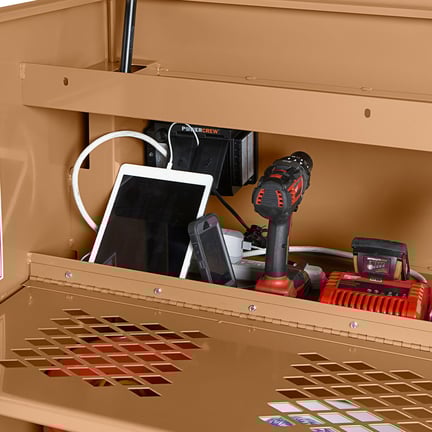 KNAACK Storagemaster Piano Box, Tan, 47.8 Cu. Ft., 60in.W x 30in.D x ...