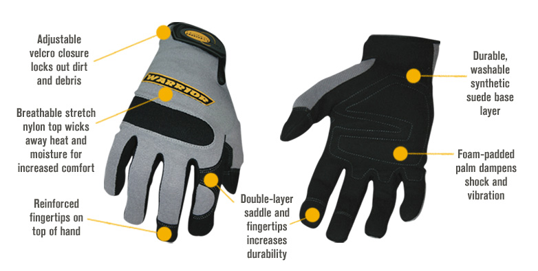 Warrior Performance Work Gloves — Large | Northern Tool