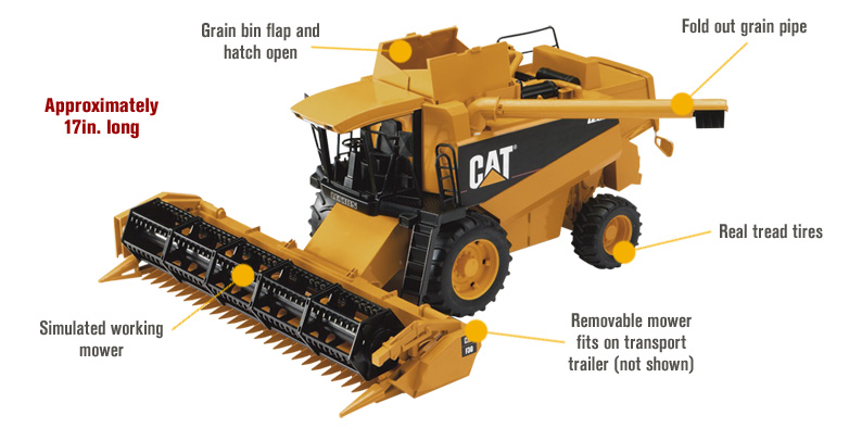 Bruder CAT Lexion Combine Harvester, Model# 02124 | Northern Tool