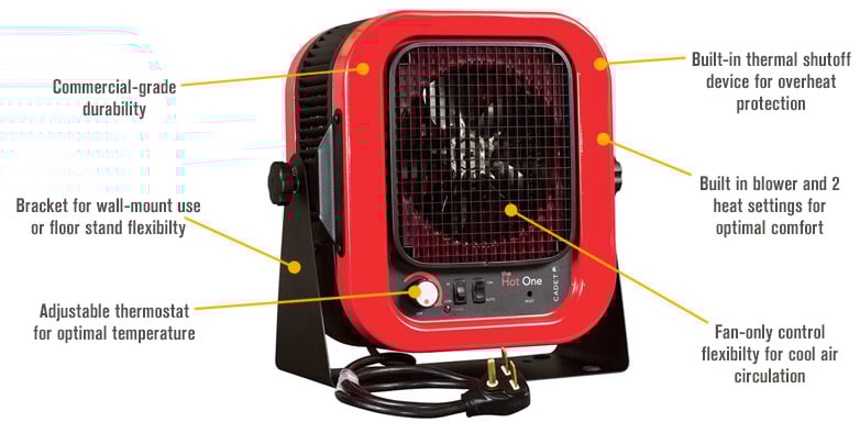 Cadet The Hot One Heater — 5,000 Watts, 240 Volts, Model# RCP502S ...