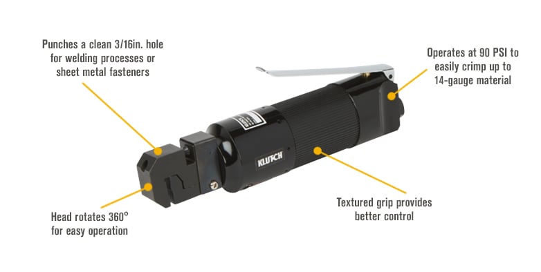 Klutch Air Punch and Flange Tool | Northern Tool