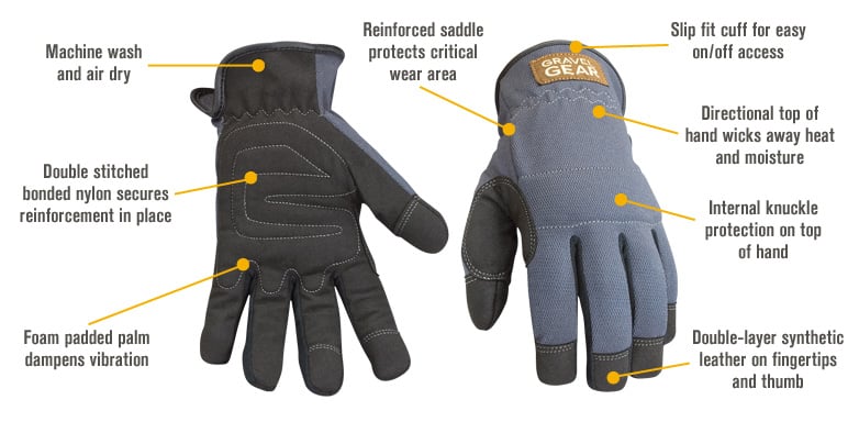 Gravel Gear Slip Fit Work Gloves | Northern Tool